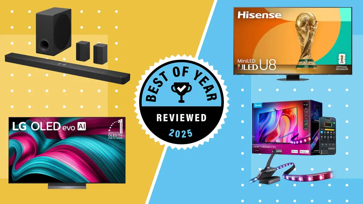 Reviewed 2025 Best of Year awards: TVs, From LG to Samsung - Reviewed